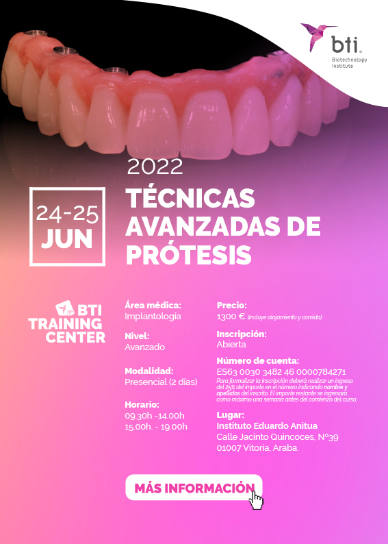 Técnicas avanzadas de prótesis – BTI Training Center